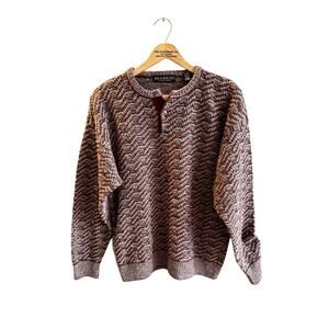 Brandini | Sweaters | Brandini Le Collezioni Brown Wool Blend ...